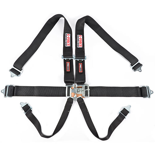6pt Harness Set L&L Black Indiv Shldr - Peyton Racing LLC