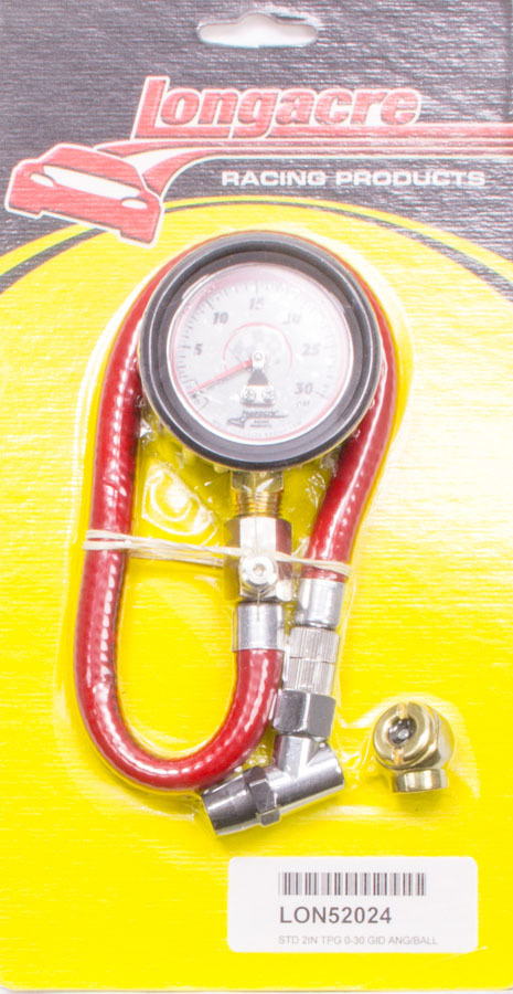 Tire Gauge 0-30PSI 2in GID - Jr Dragster/Junior Dragster/Karting ...