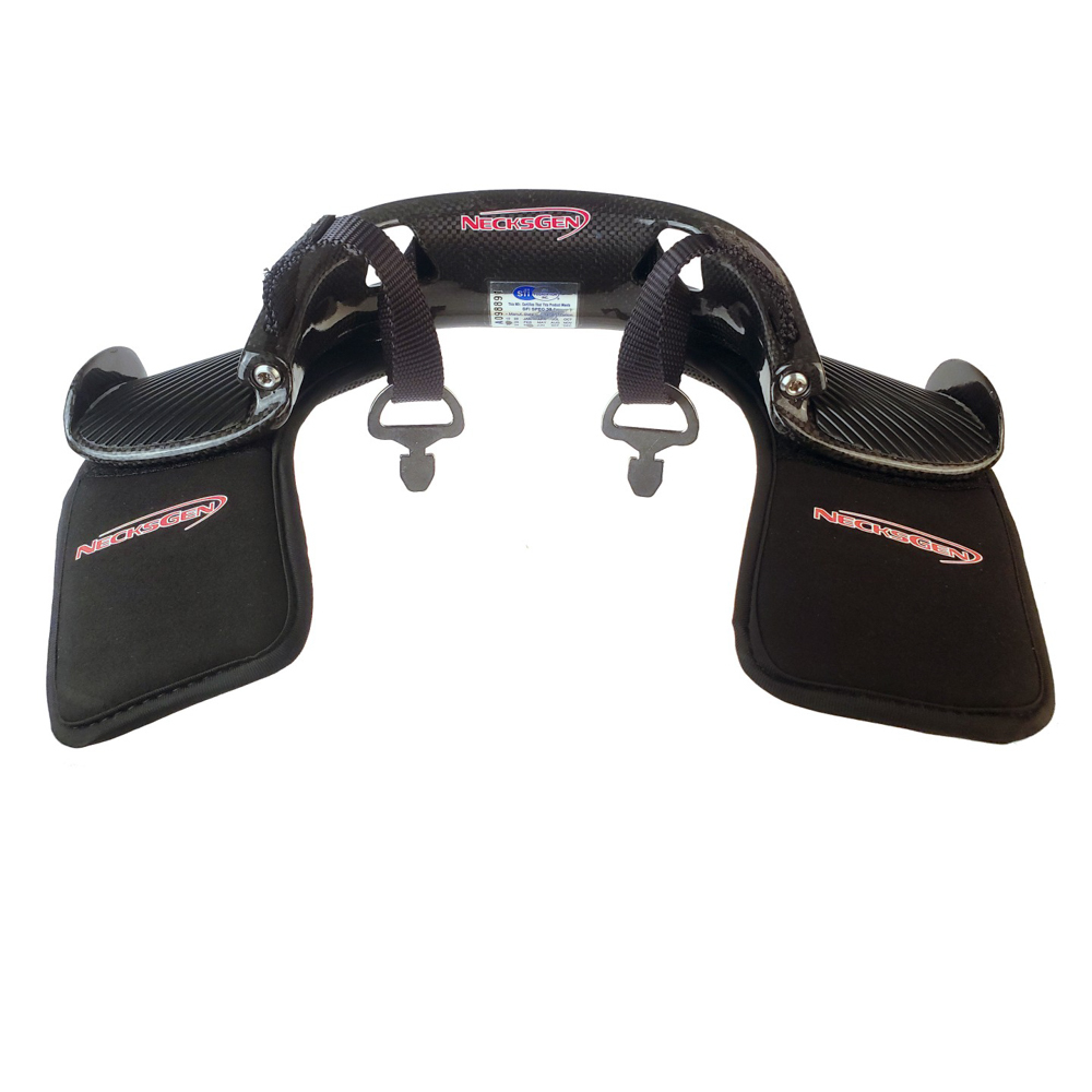 Head and Neck Restraint REV2 Carbon Large 3in - Jr Dragster/Junior ...