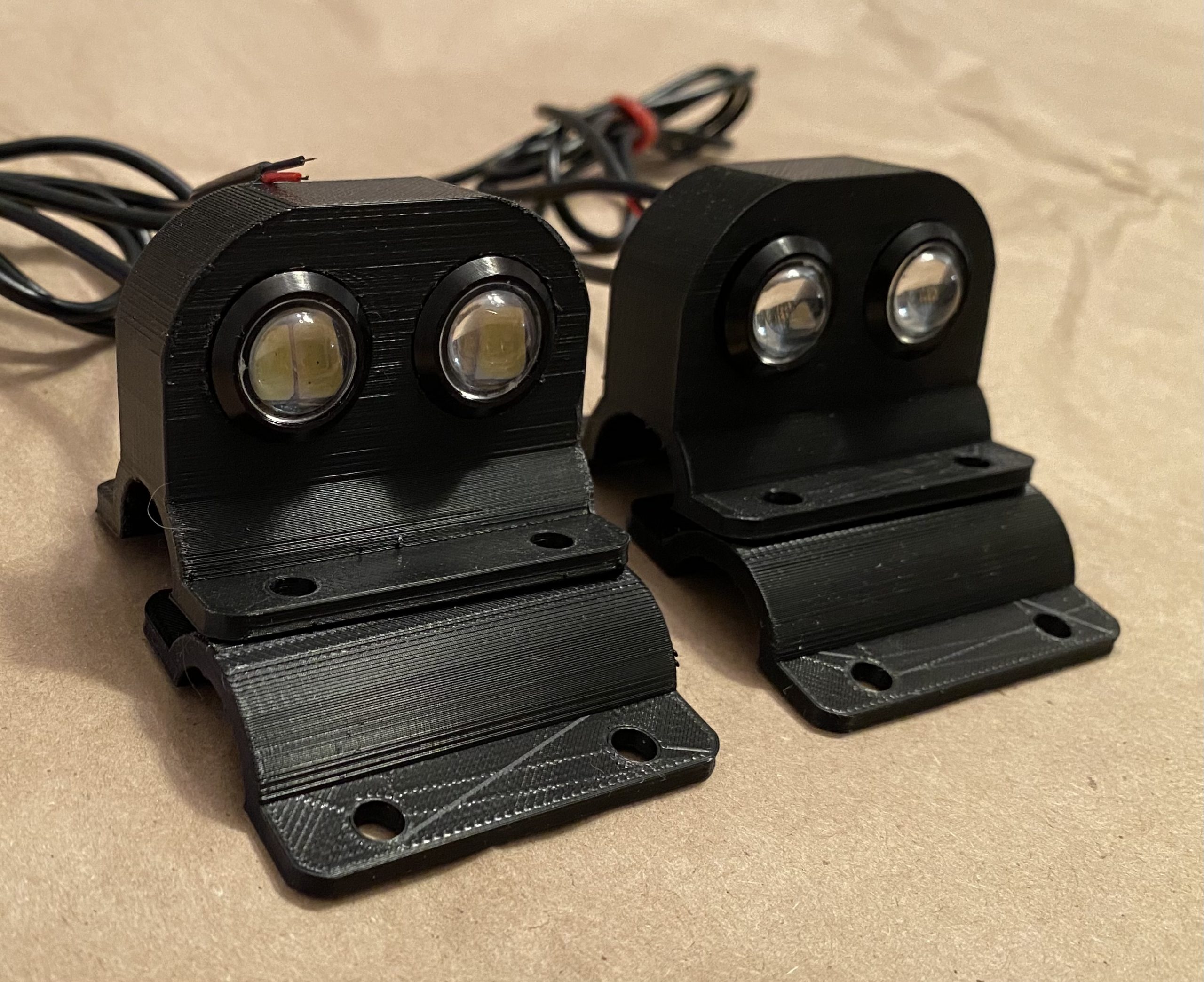 Clamp on Jr Dragster headlights - Peyton Racing LLC