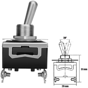 Toggle Switch 2 Position - Peyton Racing LLC
