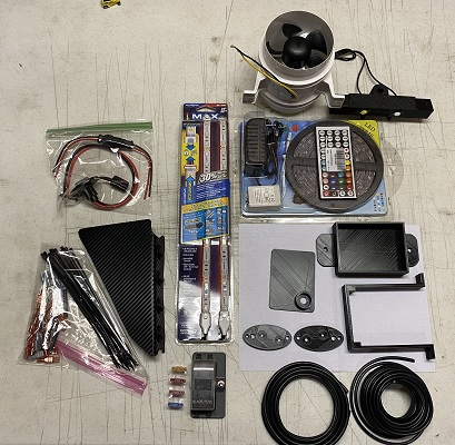 Clamp on Jr Dragster headlights - Peyton Racing LLC