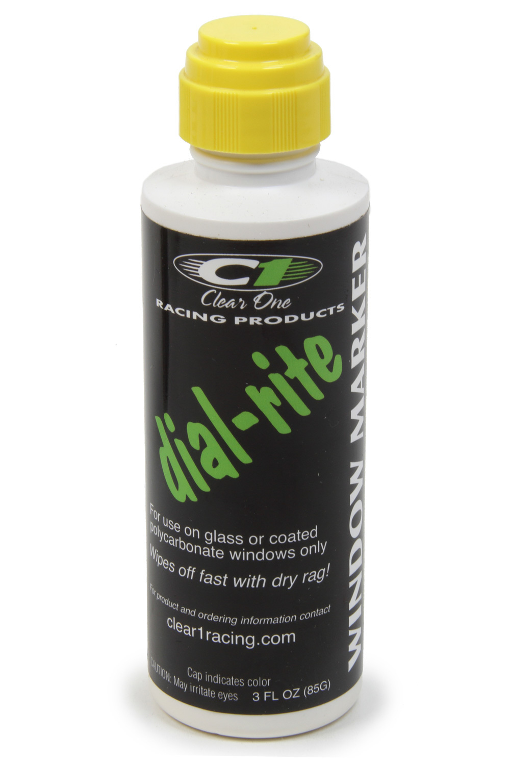Dial-in Window Marker Yellow 3oz Dial-Rite - Peyton Racing LLC