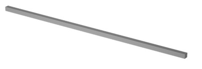 Key Stock - Zinc-Plated 1018-1045 Steel, 12" Long, 1/4" x 1/4 ...