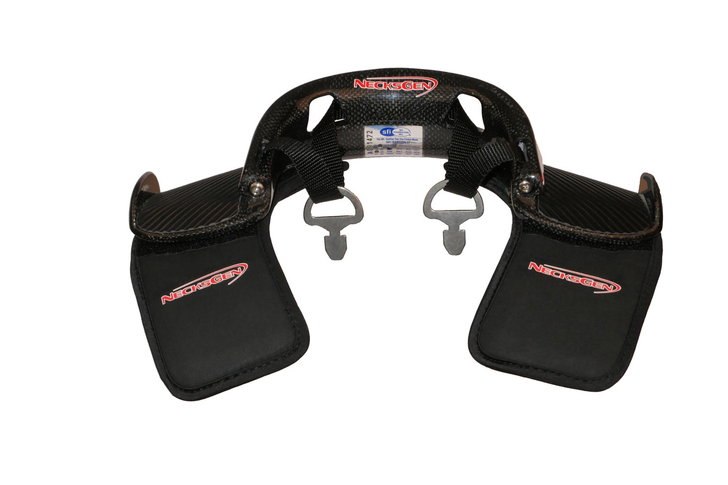 Head and Neck Restraint REV2 Carbon Medium 3in - Peyton Racing LLC