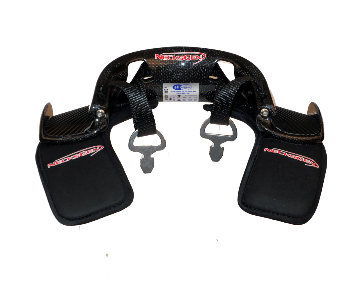 Head and Neck Restraint REV2 Carbon Medium 2in - Peyton Racing LLC