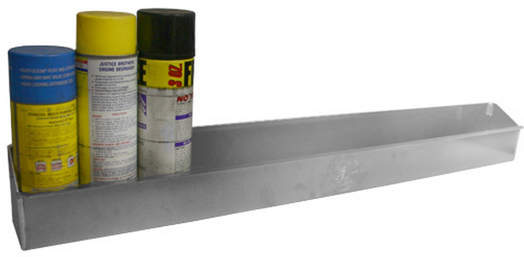 Aerosol Spray Can Shelf 12 Can 32.5in - Peyton Racing LLC