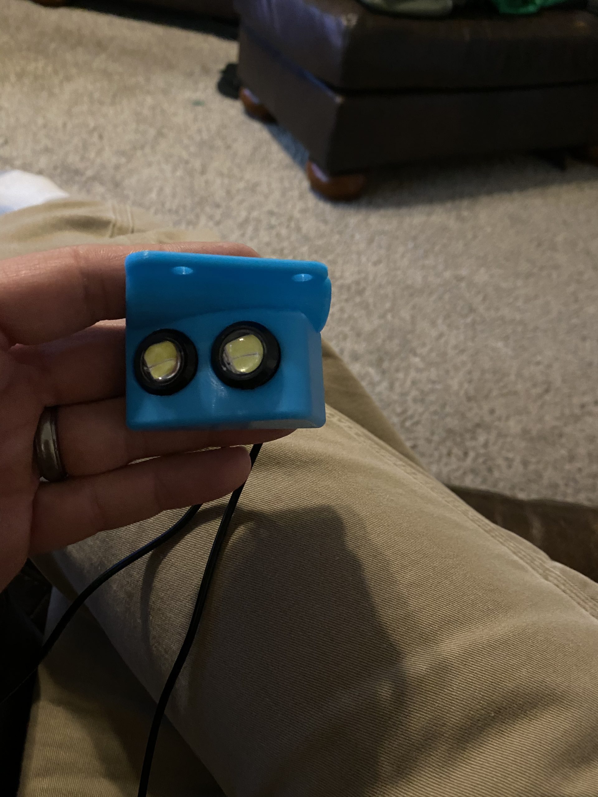 Clamp on Jr Dragster headlights angled - Peyton Racing LLC