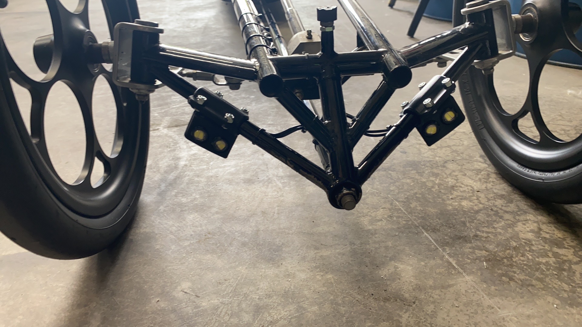 Clamp on Jr Dragster headlights angled - Peyton Racing LLC